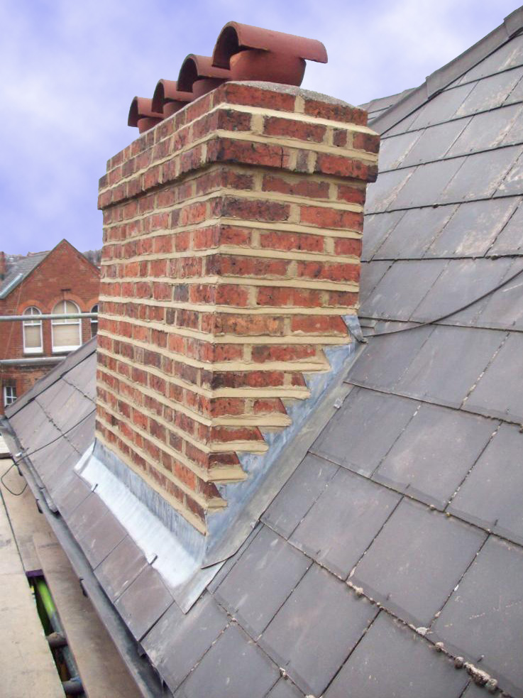 temp chimney image - Dylan Faber Roofing Ltd